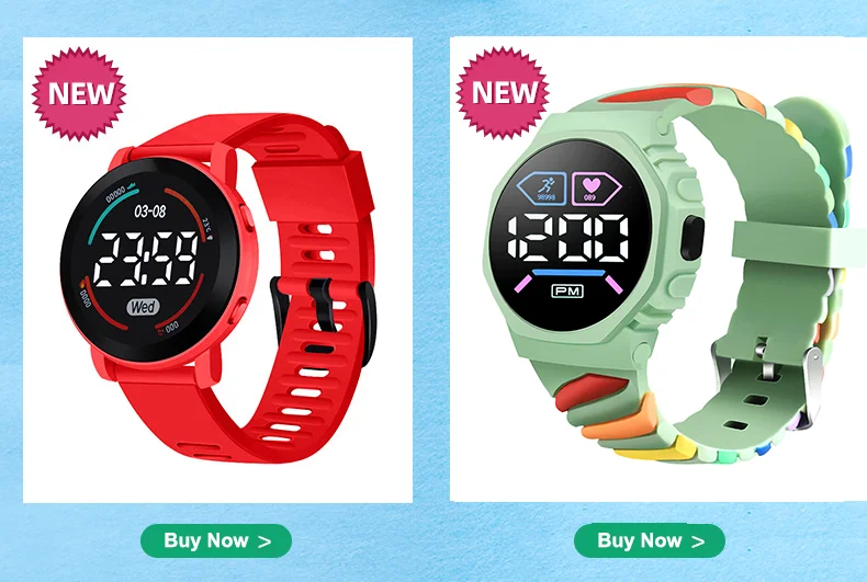 Smart M9 Student Digital Watch With Led Wristband And Water-resistant ...