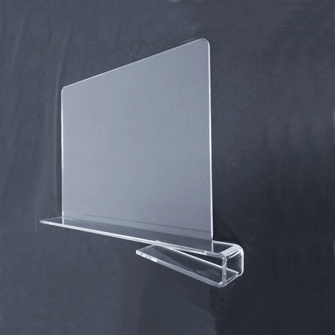 Wholesale Clear Acrylic Shelf Divider Transparent Acrylic Shelf Divider ...