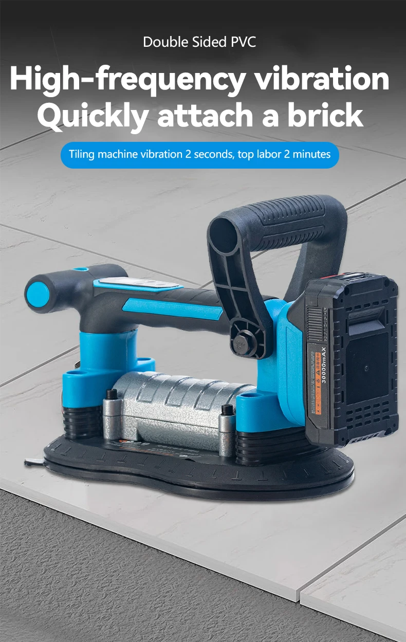 Cordless Power Tool Tile Laying Vibrator Vacuum Suction Cup Household ...