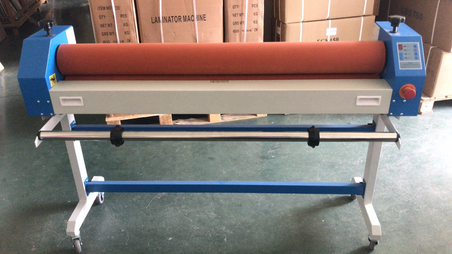 BFT-1300E Electric Manual Cold Laminating Machine with Stand