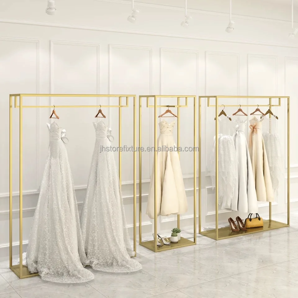 Wholesale Simple Design Metal Wedding Prom Dress Racks