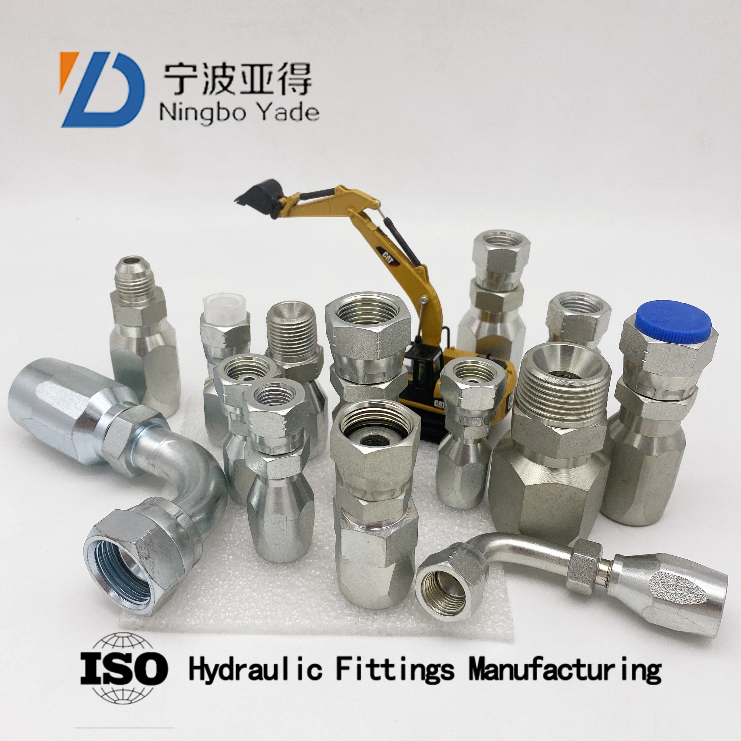 28611 Hydraulic Hose Swivel Fitting - JIC 60 Cone Seat Adapter ...