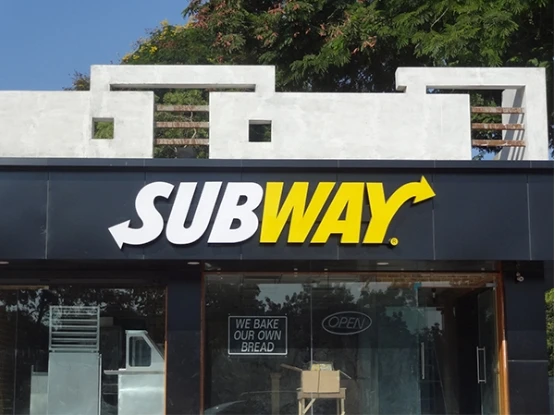 Custom Outdoor LED Neon Sign Acrylic Front Lit Letters for Store Shop ...
