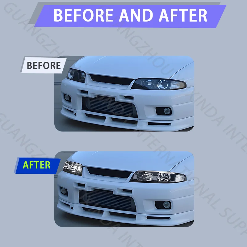 High Quality Headlight for Nissan Skyline R33 GTR 1995-1999 Series 1-3 ...