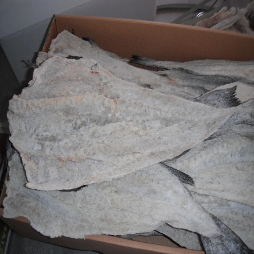 Grade A Dry Salted Wild Pollock Fish Butterfly - 18 Months Shelf Life