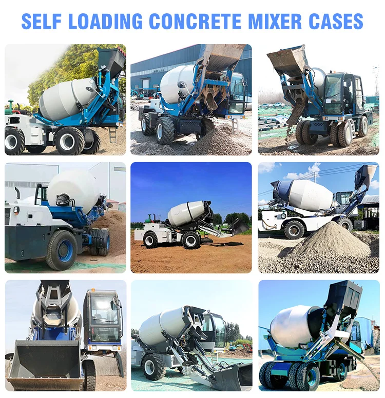 Sinoma Official 5.5m3 Self-loading Mobile Concrete Mixer Truck ZC7500 Automatic Concrete Mixer ...