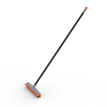 Vipaoclean Telescopic Handle Soft Bristle Rubber Broom Fur Remover Push ...