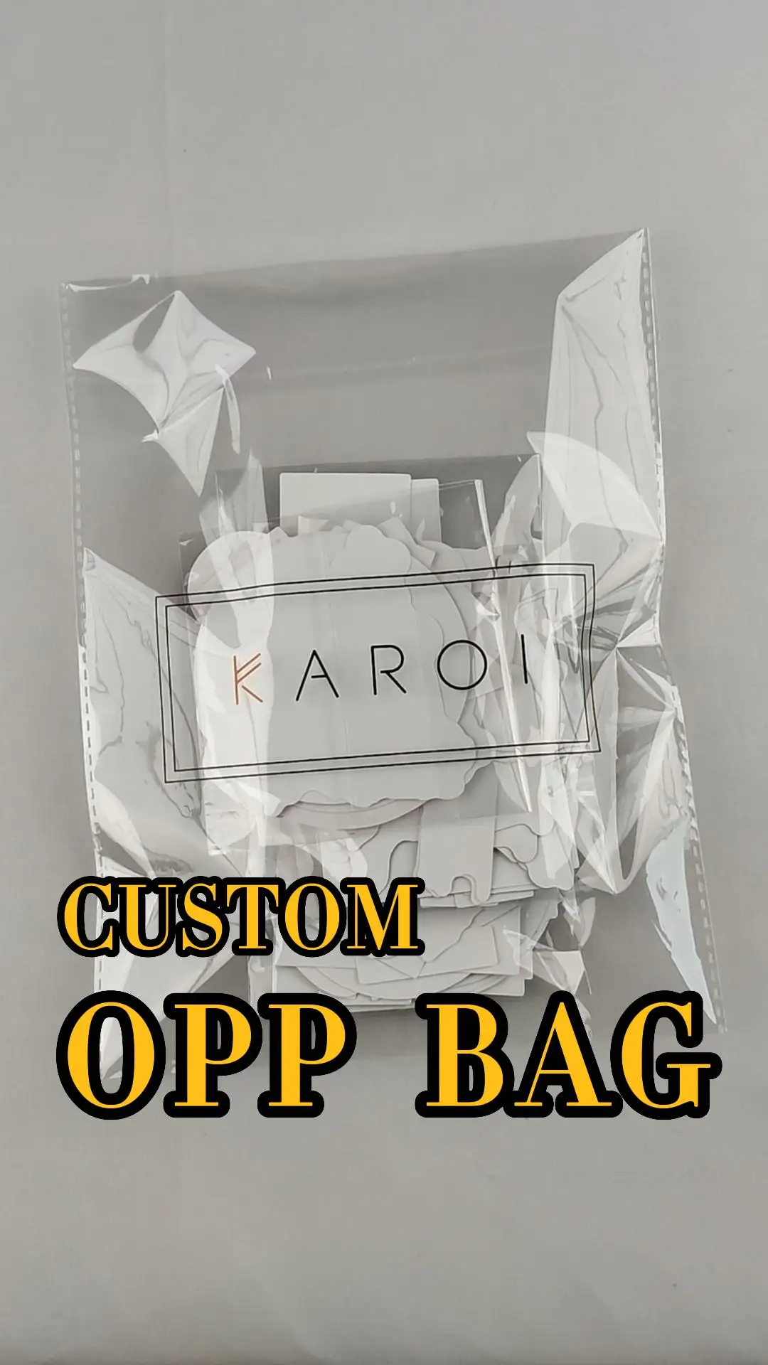 Factory Custom Logo Clothing Clear Package Plastic Opp Bag,Self ...