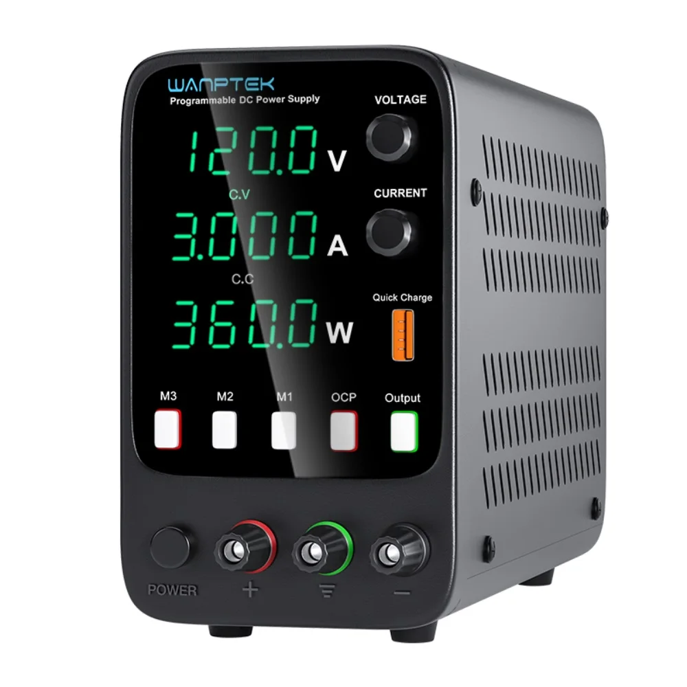 Wanptek Bench Dc Adjustable Power Supply,Dc Power Source,12v 3a 36w,Lab ...