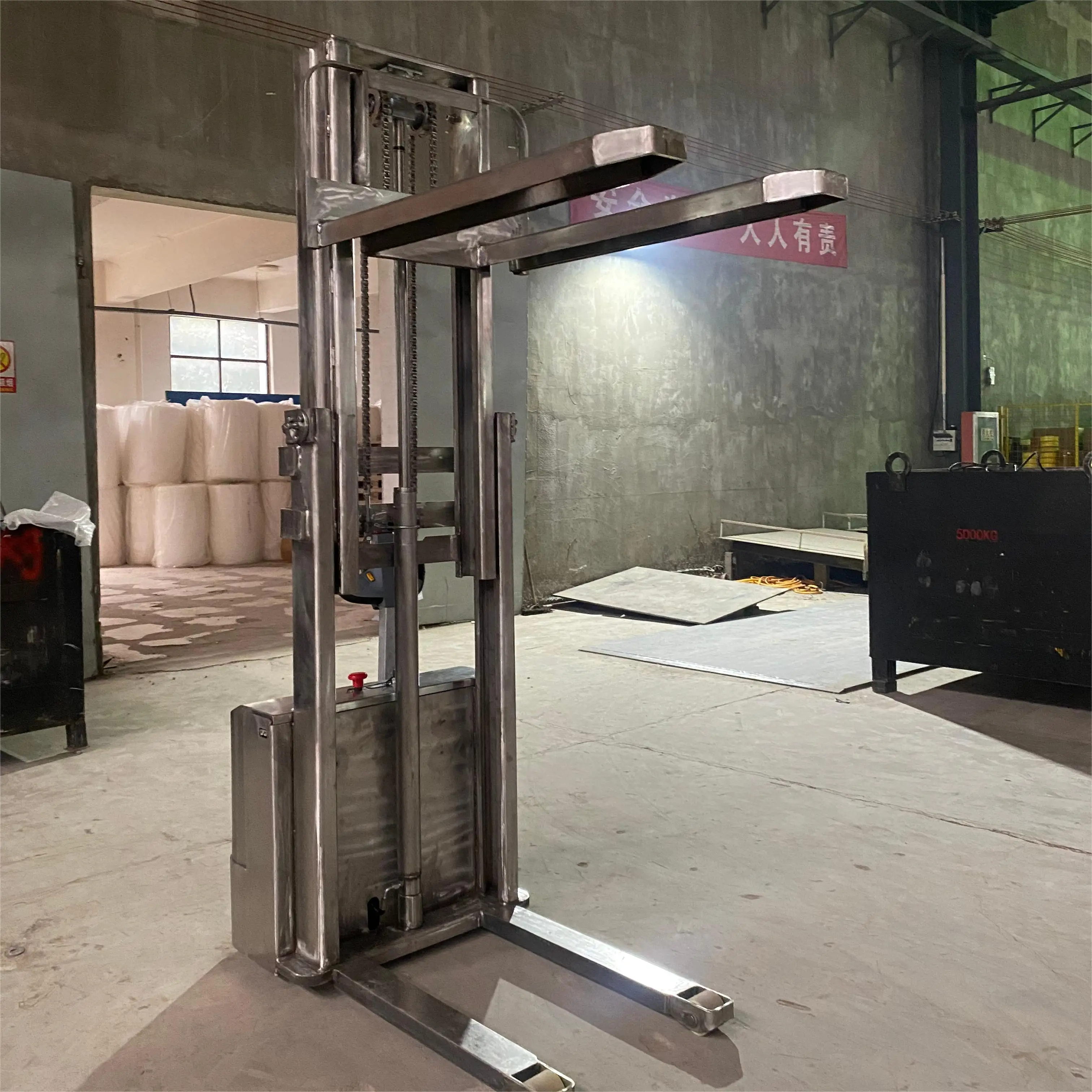 Stainless Steel SUS304 Electric Pallet Stackers for Food