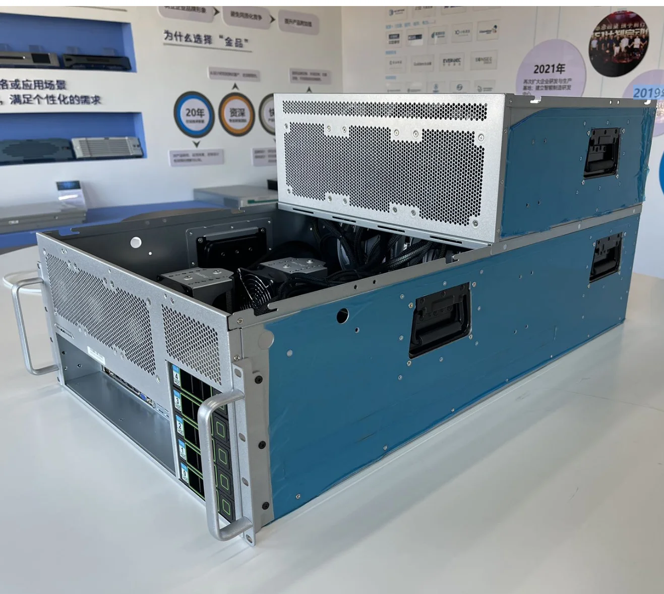 8x RTX 4090 Ultra GPU Server 9U Rack Server Intel Xeon 8352V x2/ 2400W ...