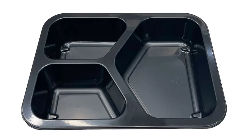 Wholesale Cpet Food Container Microwaveable Oven Safe 2 3 Compartments ...