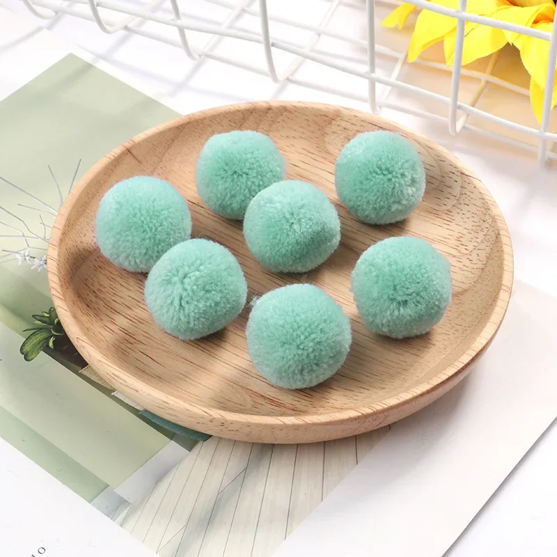 Fluffy Soft Pompom Plush Pom Poms Ball 25mm 2.5cm Pompoms Diy Handmade ...