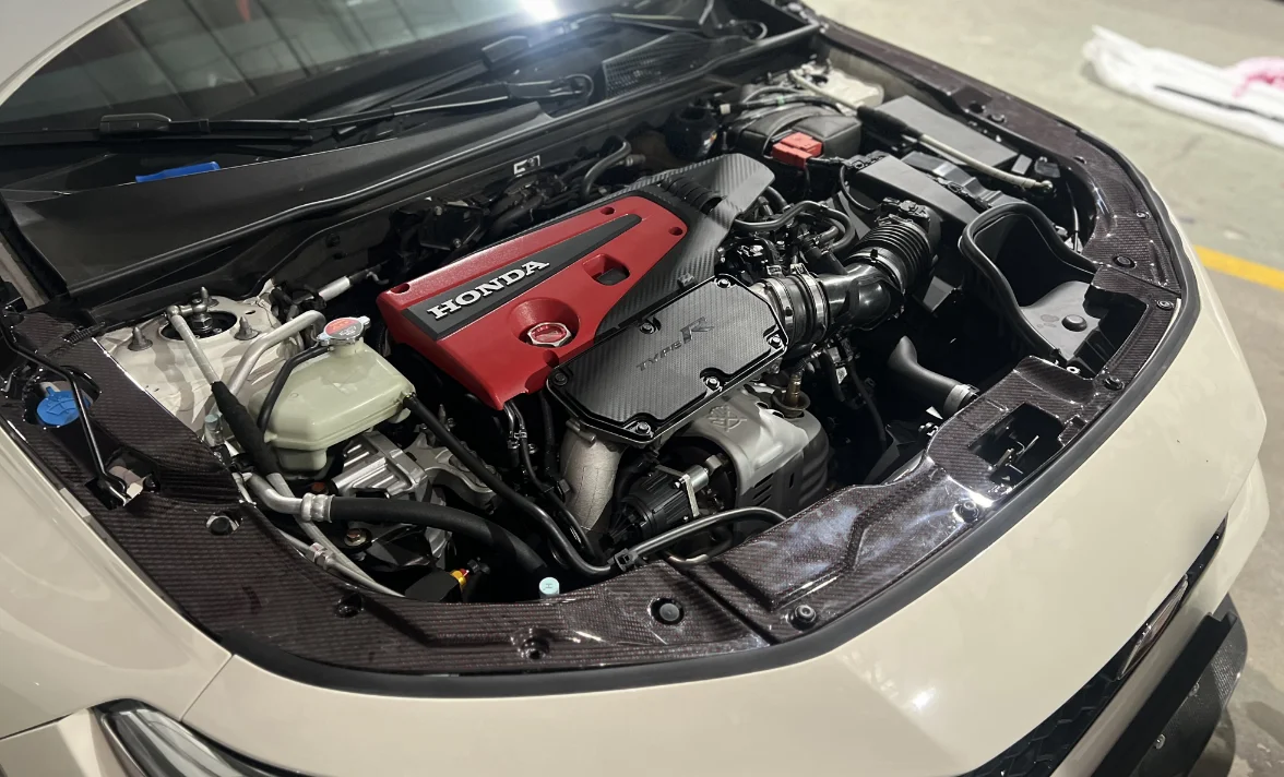 Honda Civic Type-R FL5 Radiator Cooling Plate Kit - Real Carbon