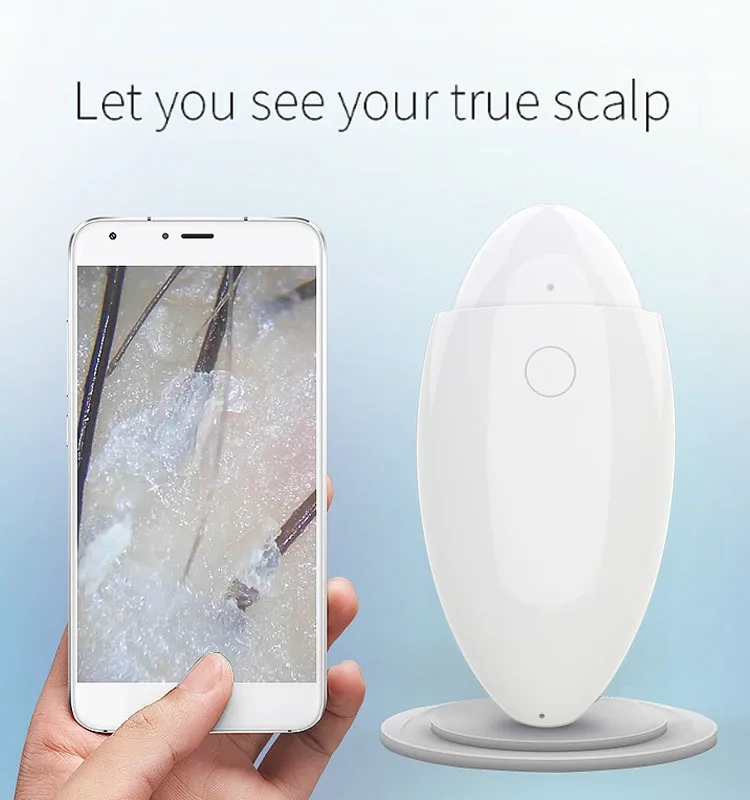 Wireless Scalp Scanner Camera 500X HD Hair Follicle Analyzer