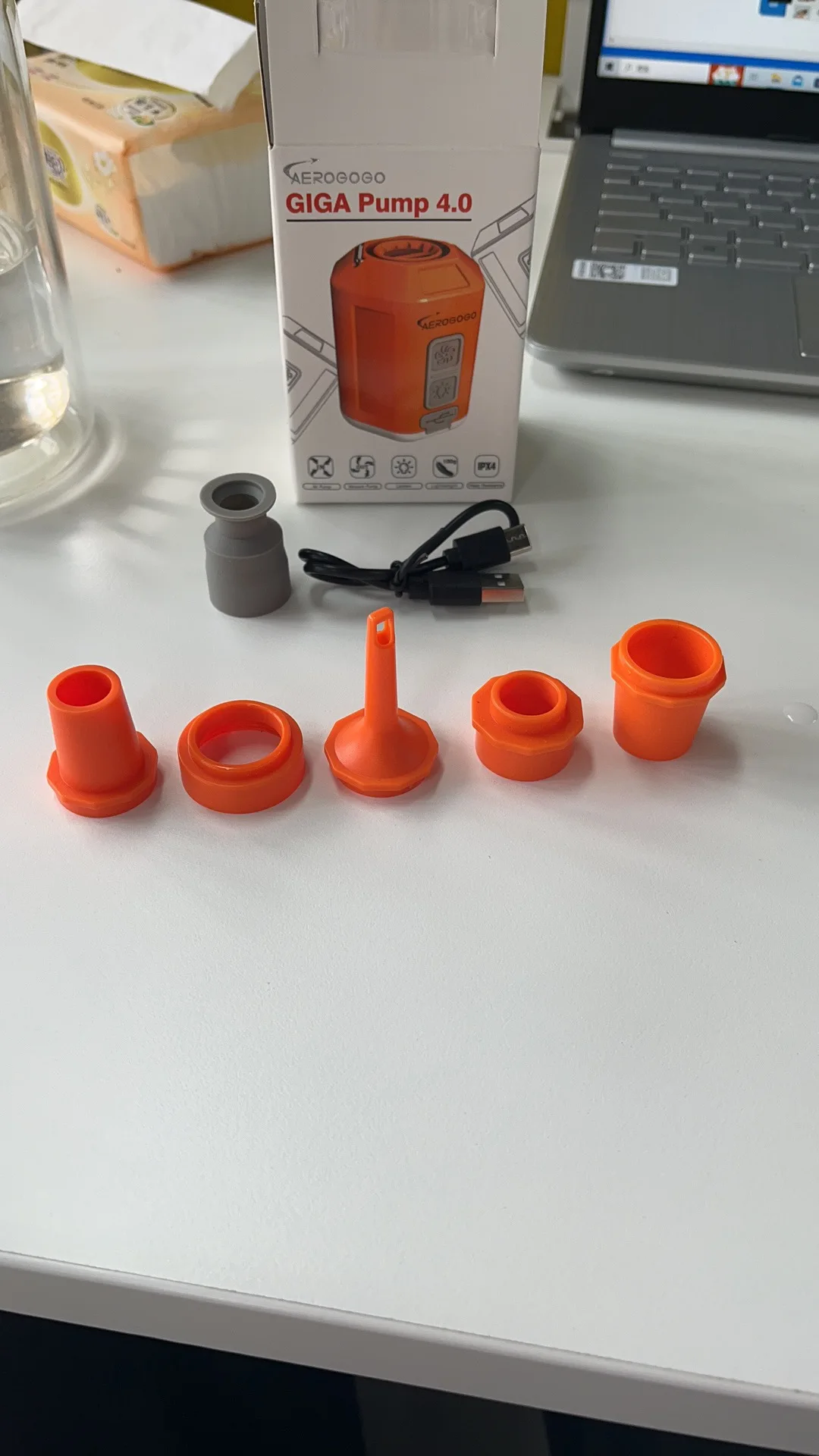 Giga Pump 4.0 Mini Air Pump 4.2kpa Rechargeable Portable Air Pump With ...