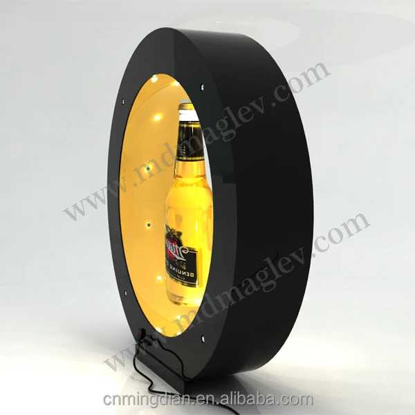 Magnetic Levitating Floating Display - LED Maglev Bottle Stand