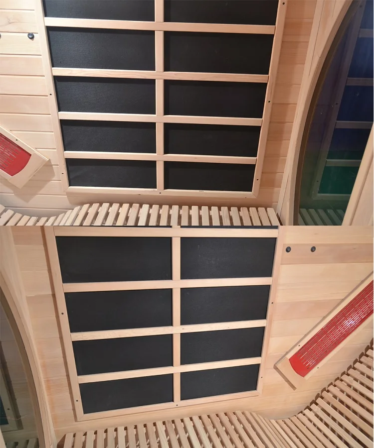 Home Relax Lay down Chairs Infrared Sauna for 2 Person