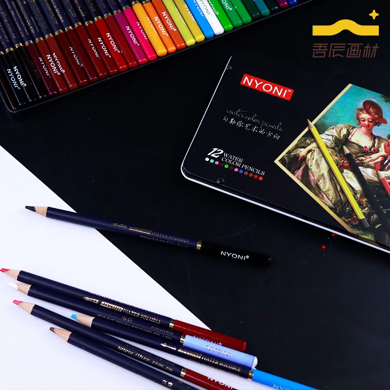 NYONI-N28 Watercolor Pencils - Versatile Art Supplies