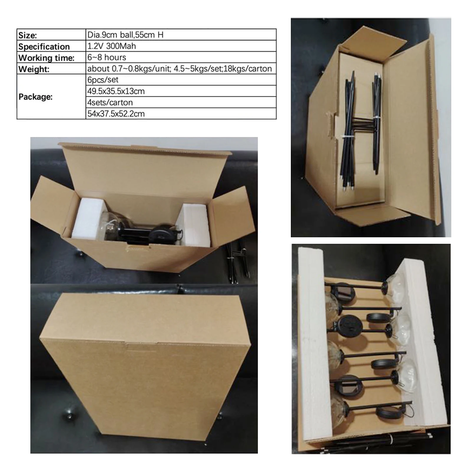 Decorative Lighting Mosaic Gazing Ball Garden Solar Stake Lights