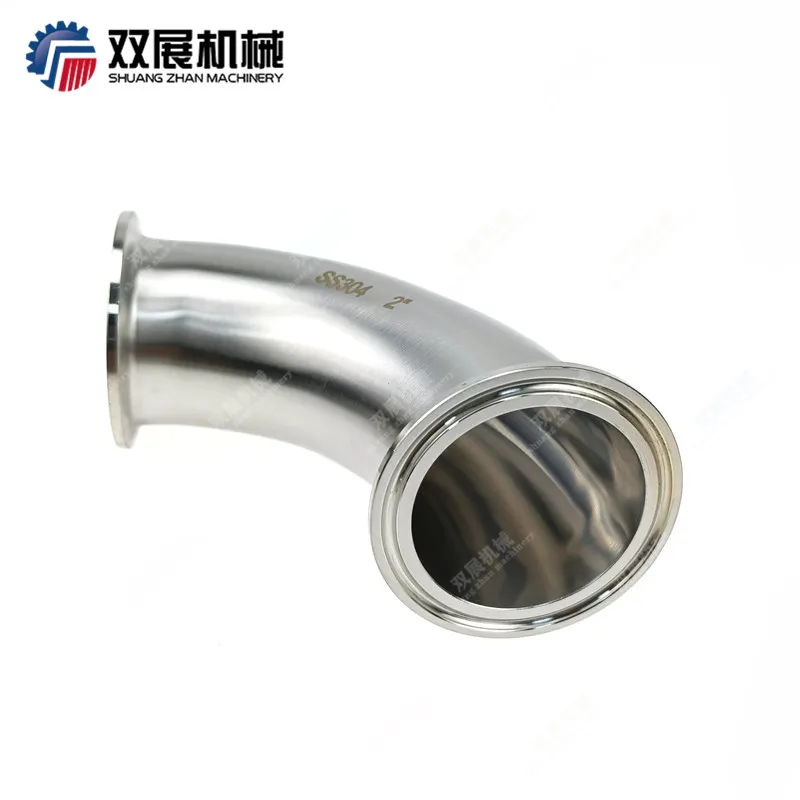 Sanitary 1"/1.5"/2" Tri Clover Compatible 90 Degree Elbow