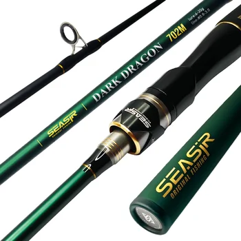 Seasir High Carbon Fiber M+ml Double Tips 2.1m 2.4m 5-40 Lure Weight ...