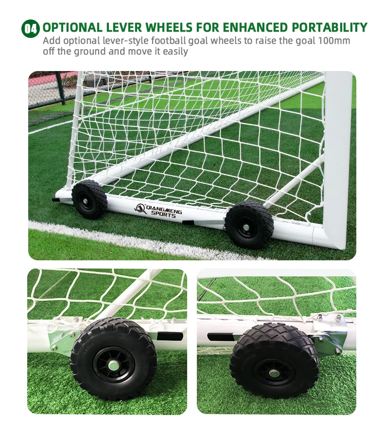 Aluminum Soccer Goal Movable 7VS7 Portable Soccer Goal Sports Equipment ...