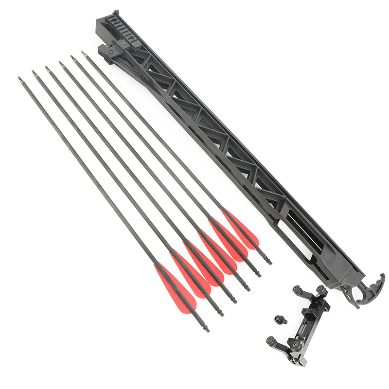 Powerful Compound Recurve Bow Catapult: Six Continuous Fire Arrows for ...