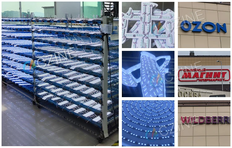 12V 1W 3 Led Module Modulo Led 2835 3000K 4000K 5000K 6500K 9000K 11000K for Advertisement ...