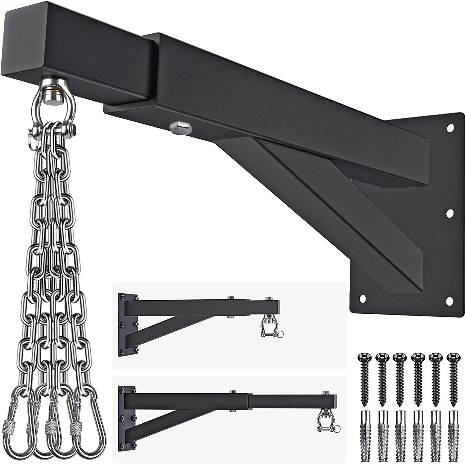 Punching Hanging Stand Boxing Hangers Heavy Punching Bag Rack Wall ...