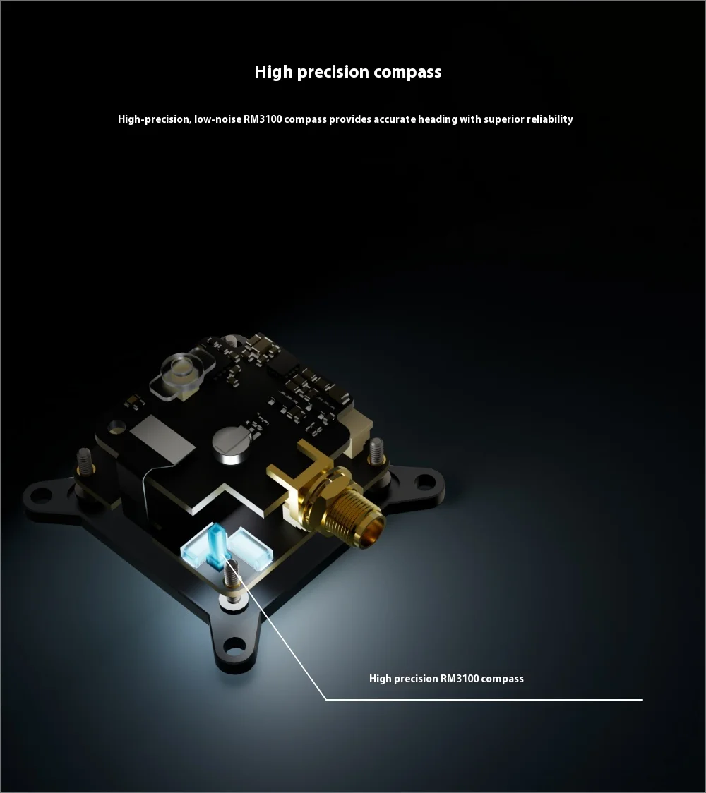 H-RTK NEO-F9P Long Range GPS Drone Flight Controller Plastic ESC RC ...