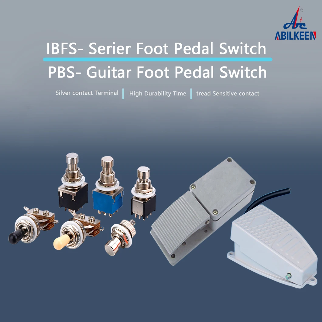 Ip65 Waterproof 16a 250vac Aluminium Foot Pedal Switch 2 Pedal Slow ...