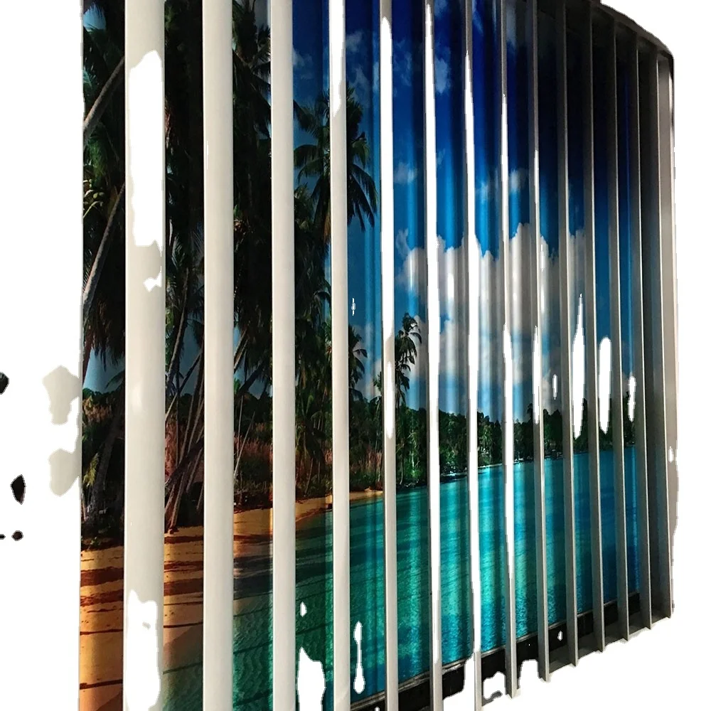 Aluminum Automatic Louver Window Powder Coating In Different Colors ...