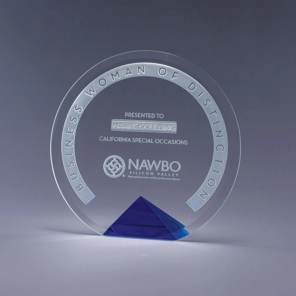 Hitop Design Wholesale Round Shaped Crystal Award Plaques Trophies for ...