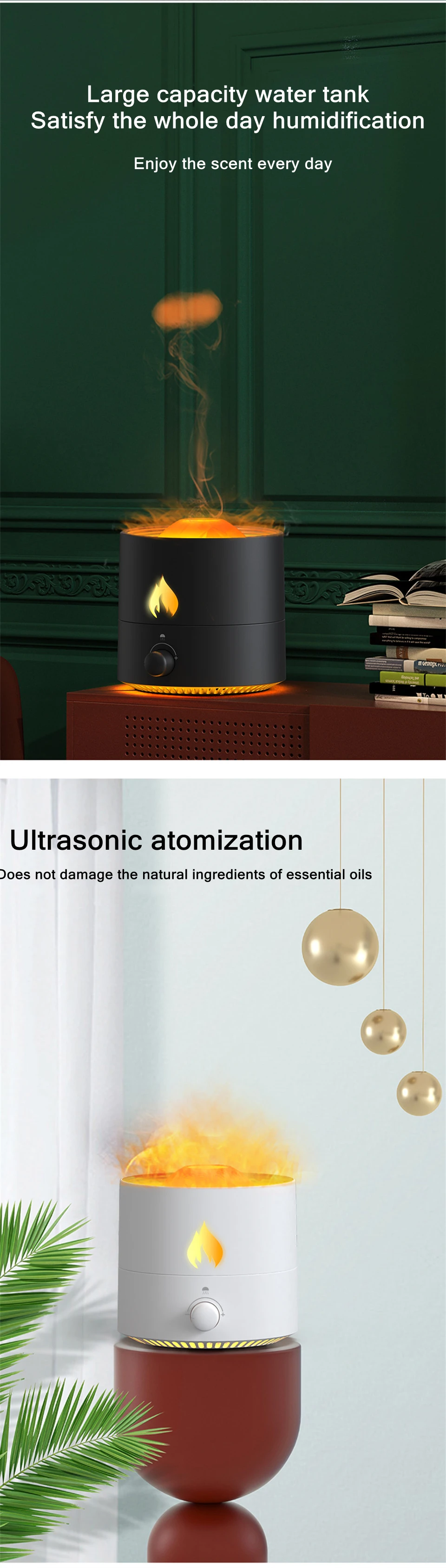 Jellyfish Smoke Ring Humidifier & Aromatherapy Diffuser 320 ML