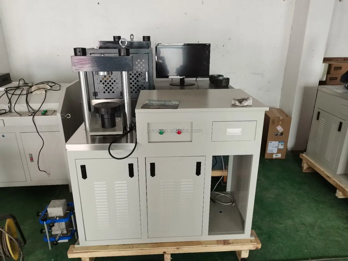 ASTM C39 600KN 60T Concrete Cylinder Compression Testing Machine ...