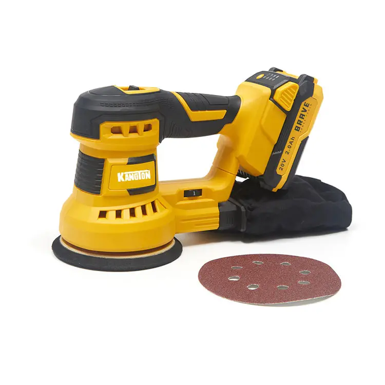 20v Cordless Rotary Sander With Dust Self-collection Electric Sander ...