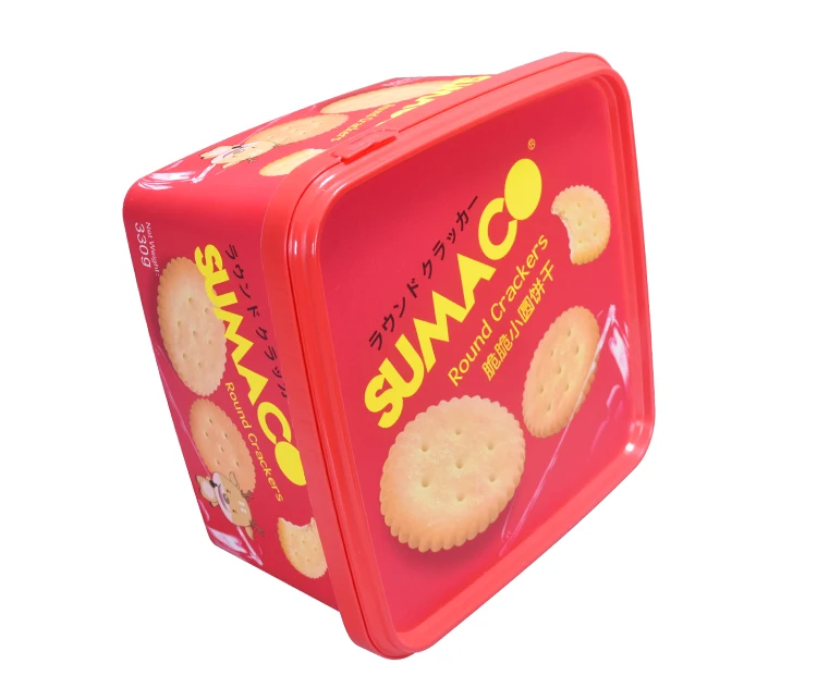 3.1L Custom Plastic Crackers Container Plastic Biscuit Packaging Boxes ...