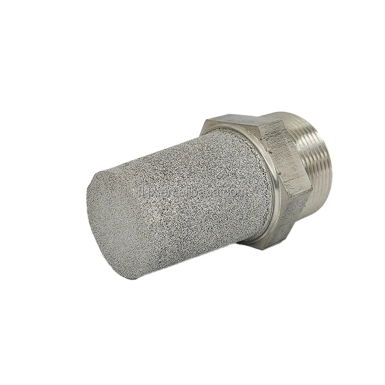 Direct Pneumatic Porous Powder Sintered Silencer Filter Stainless Steel ...