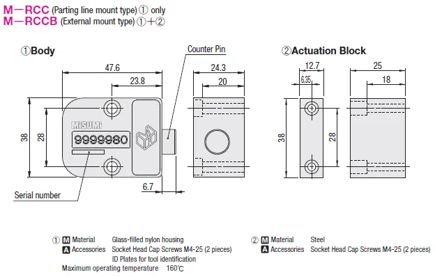 Cycle Counter for Plastic Molds Misumi Standard Mold Counter M-RCC ...