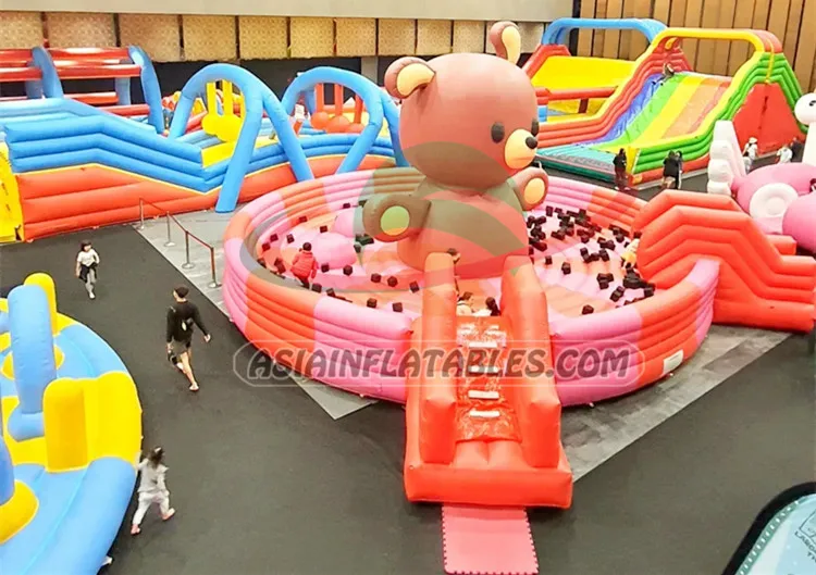 Inflatables Commercial Outdoor Combination Amusement Park Giant Indoor ...