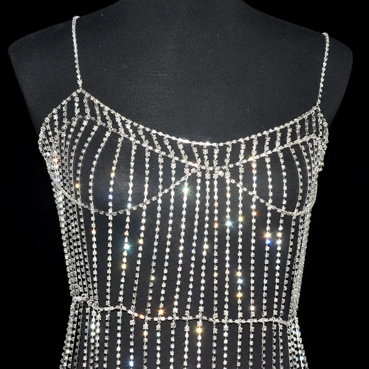 N-114 Wholesale Fashion Women Body Jewelry Sexy Luxury Silver Crystal ...