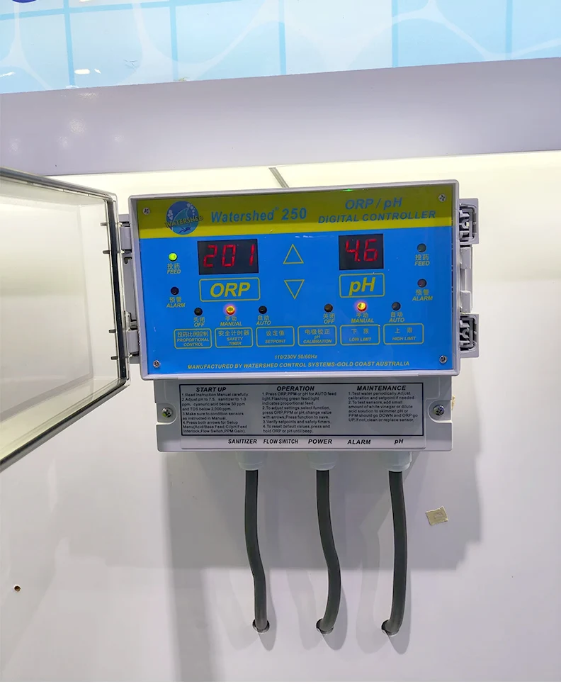 Automatic Swimming Pool Water Monitor Measurement PH / ORP Sensor ...
