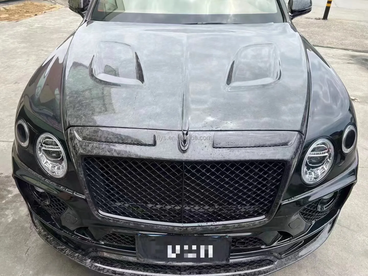 MS Big Body Kit for Bentley Bentayga Dry Carbon Fiber Hood