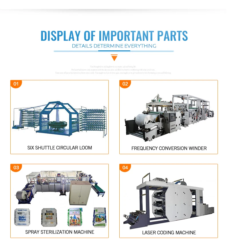 2025 Fully Automatic High Speed PP Rice Bag Manufacturer Woven Sack ...