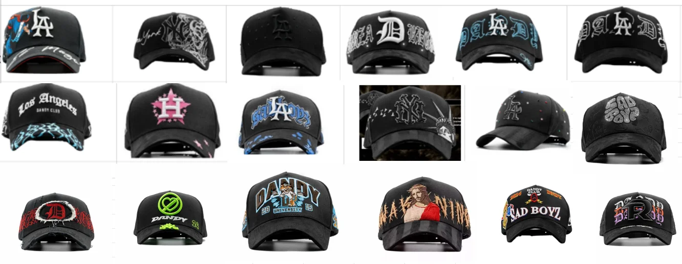 Dandy Hats Oem Custom Rhinestone Original Gorra Dandy Hats Anniversary ...