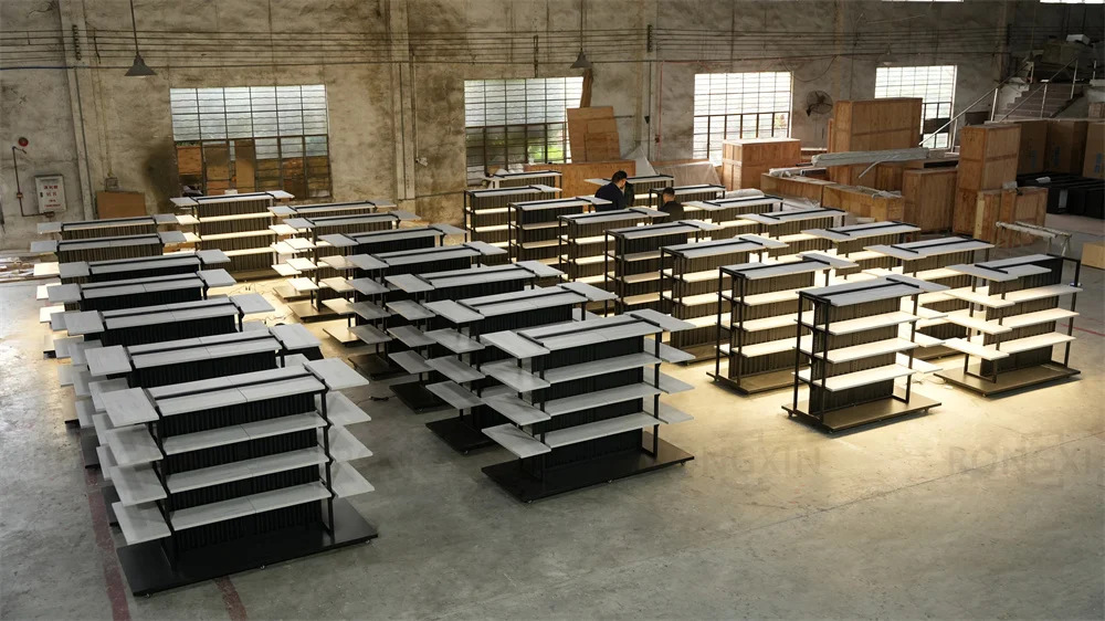 Custom Retail Store Design Showroom Supermarket Promotion Display Shelf ...