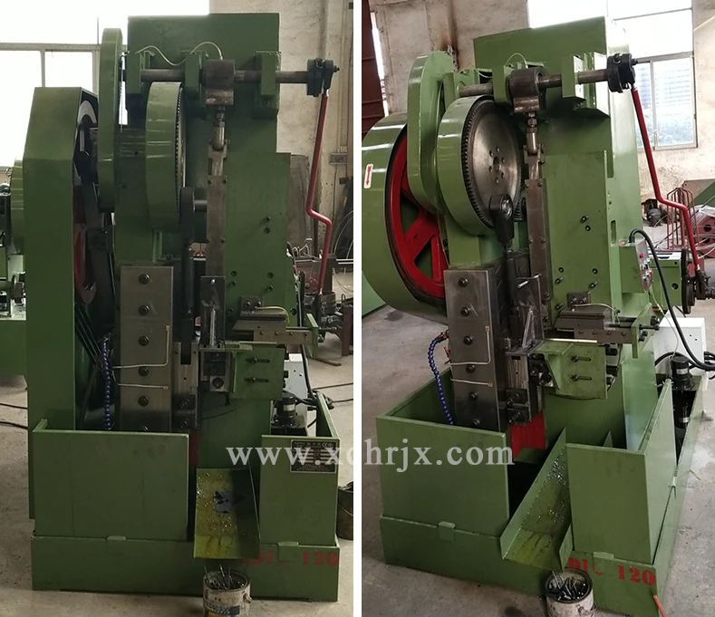 Automatic Steel Wire Thread Rolling Hanger Hooks Production Wooden ...