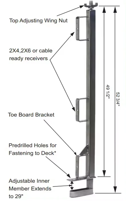 Steel Concrete Frame Edge Protection Guardrail Clamp Slab Grabber for ...