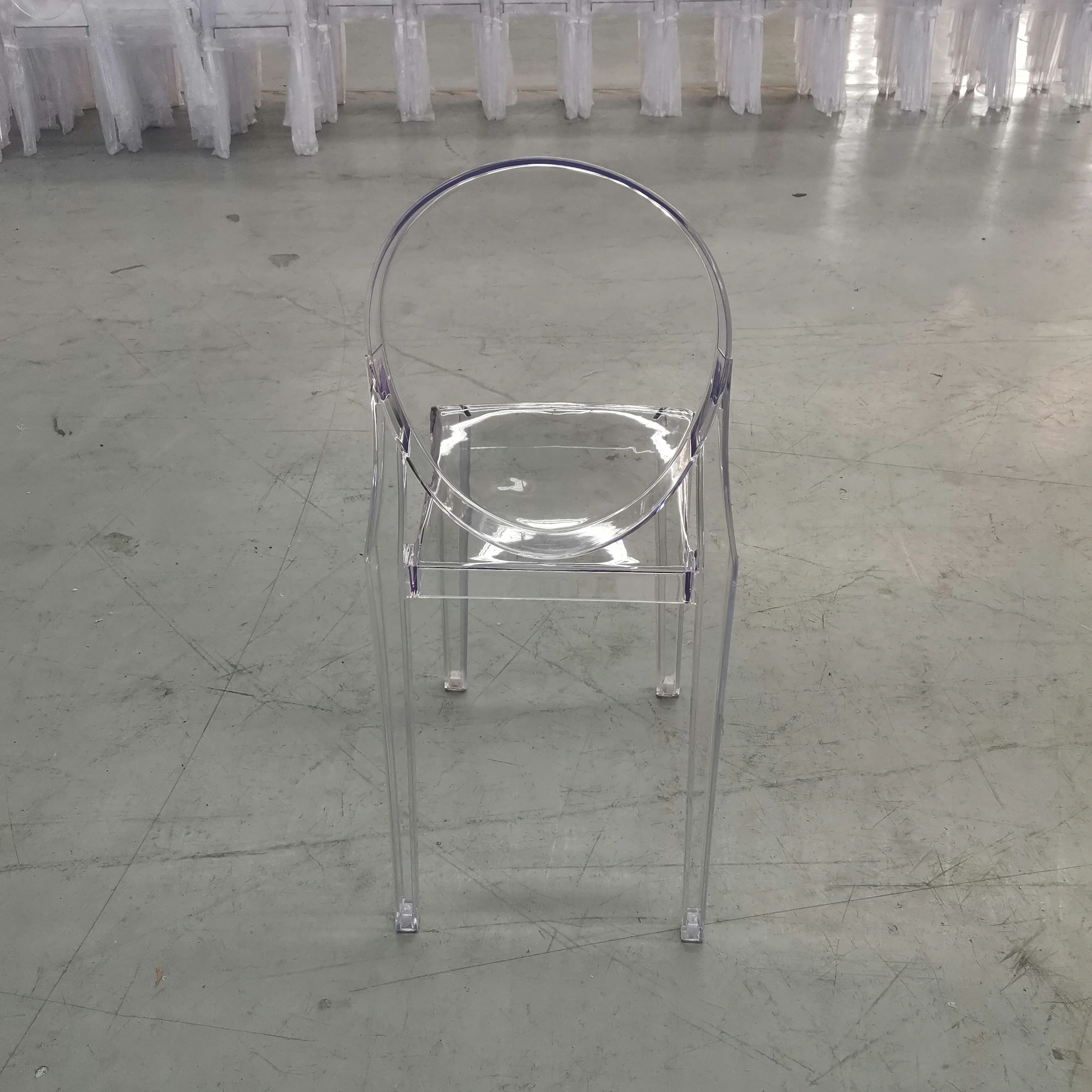 Crystal Clear Plastic Polycarbonate French Chair Chiavari